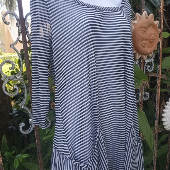 lynne ritchie | Tops | Lynne Ritchie Sheer Racer Back Tunic Top Large ...